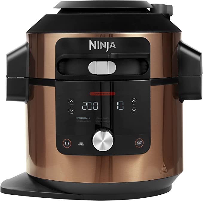 Ninja Foodi MAX 12-in-1 SmartLid Multikocher 7,5 L [OL650EUCP] Amazon ...