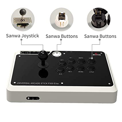 Arcade Stick F500 Elite with Sanwa Buttons and Sanwa Joysticks ...