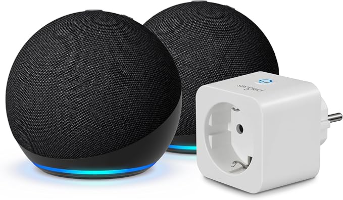 Echo Dot (5th generation) | Anthracite, 2-pack + Sengled Smart Plug ...