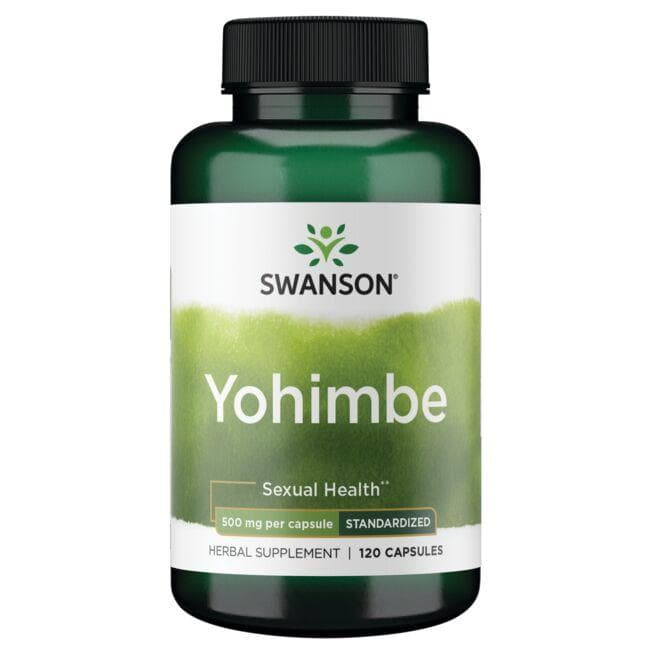Yohimbe - Standardized - Swanson Superior Herbs | Glocalzone - Glocalzone