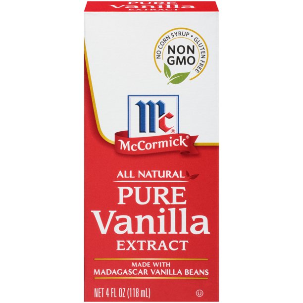McCormick All Natural Pure Vanilla Extract, 4 fl oz - McCormick ...