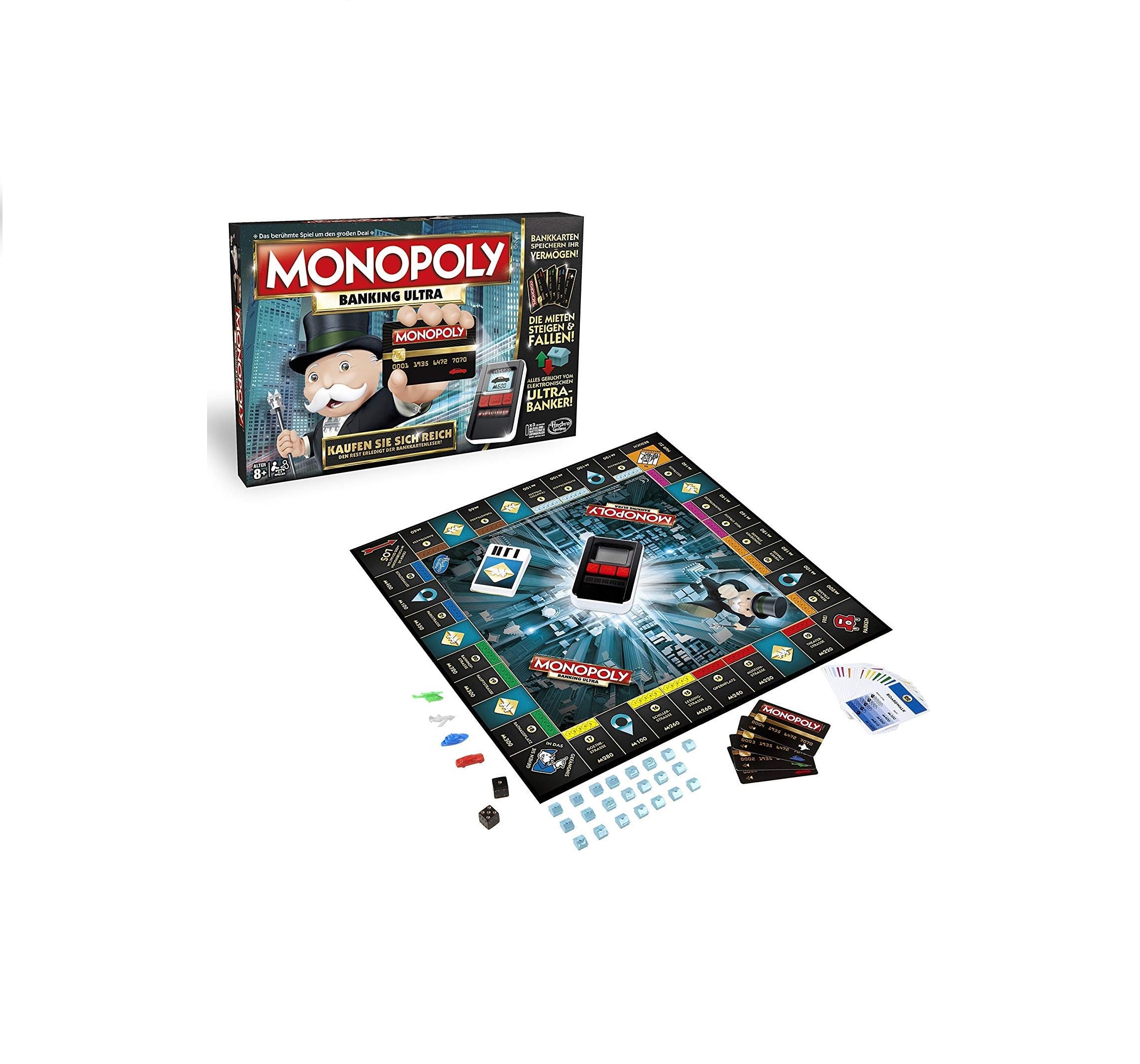 B6677100 Monopoly “Banking Ultra” Board Game for the Whole Family ...