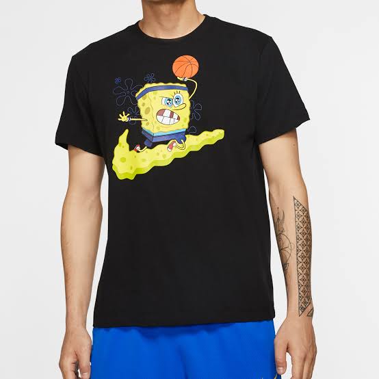 Kyrie x Spongebob Dri-Fit Tee Black - Nike | site:name - Glocalzone