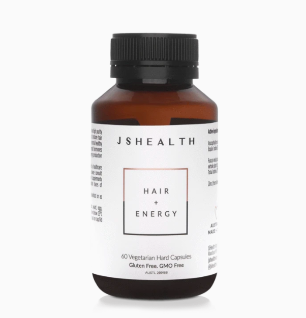 Hair + Energy Formula, 60 Capsules - JSHealth | Glocalzone - Glocalzone